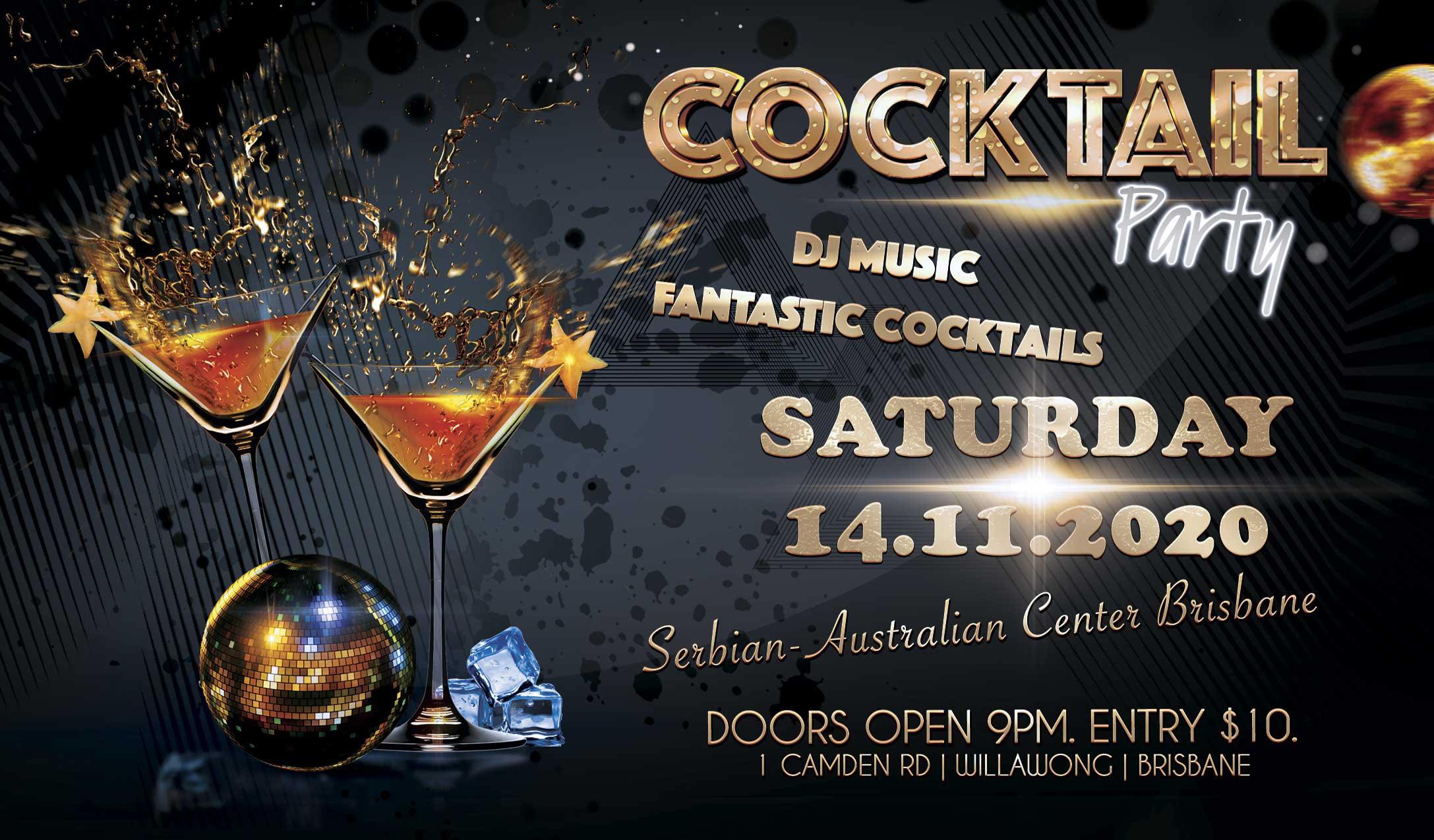 Serbian Australian Centre - Cocktail Party! | Events Venue Hire ...